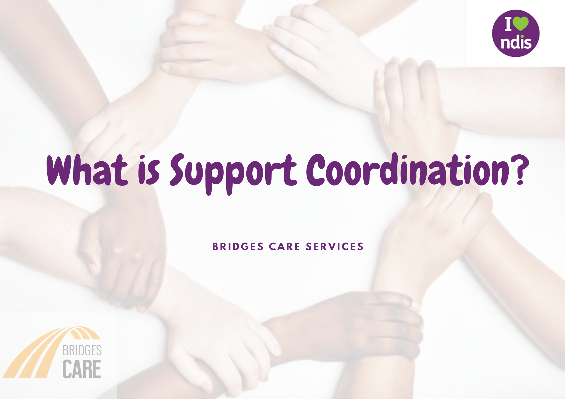 What is Support Coordination? (2023) | Bridges Care Services ...