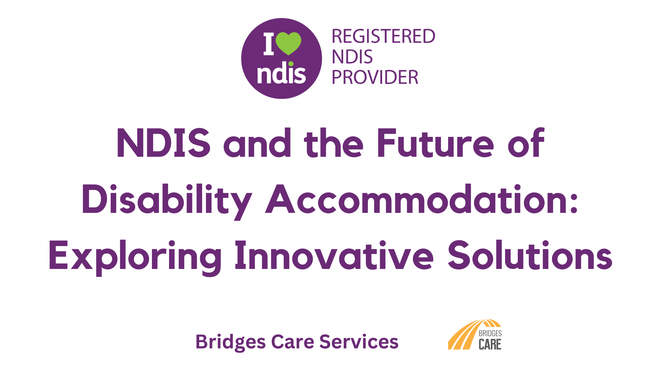 NDIS Disability Accommodation
